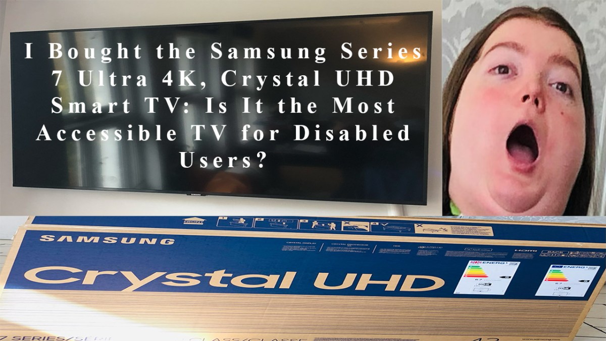 Samsung 7 Series 43” Smart 4K Ultra HD HDR LED TV Review – Phoebs Lyle ...