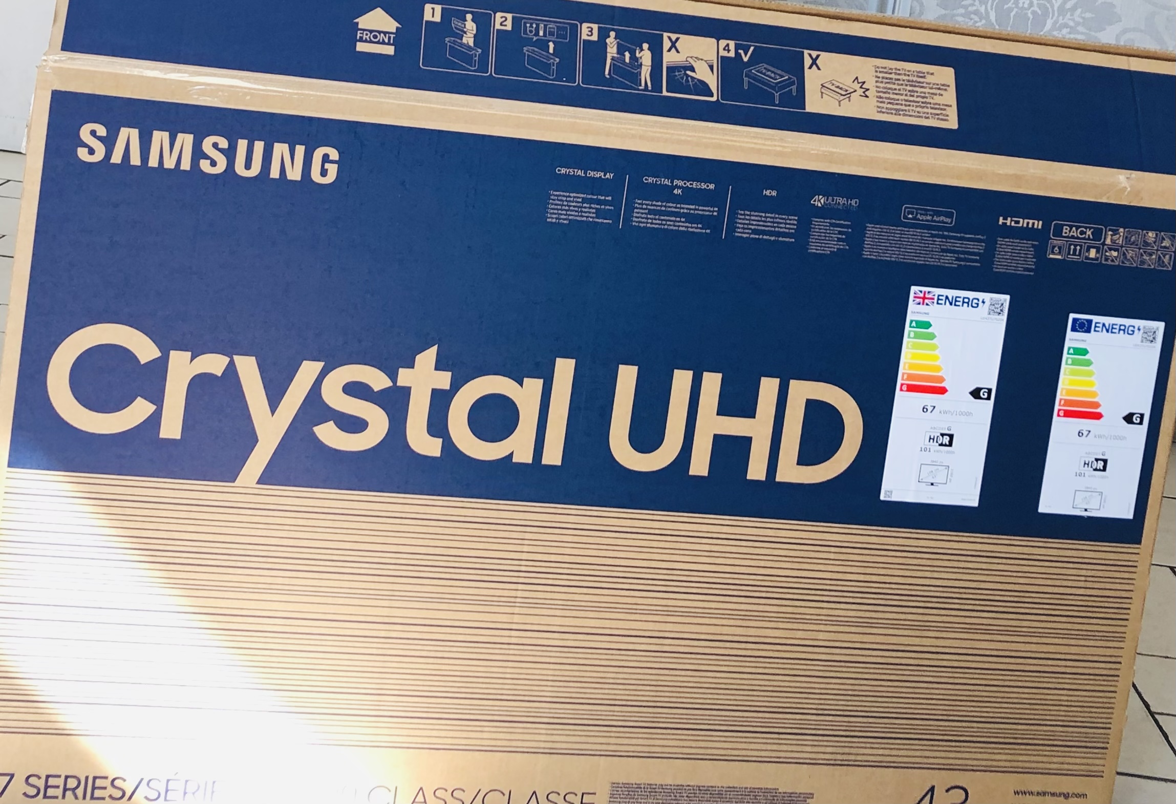 Samsung 7 Series 43” Smart 4K Ultra HD HDR LED TV Review – Phoebs Lyle ...